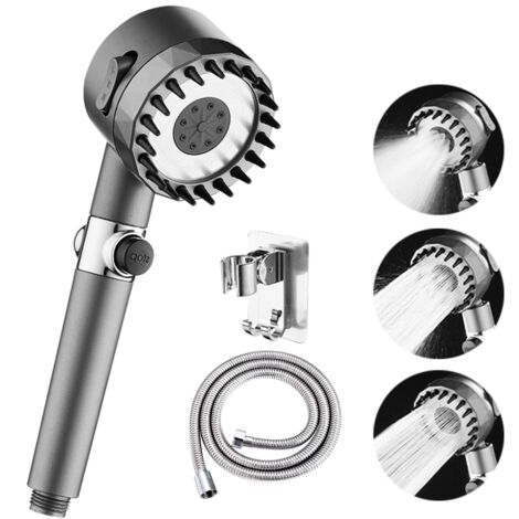 Handbrause mit Hochdruck und Filter – 3 Sprühmodi und abnehmbarer ...