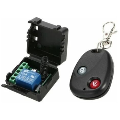 Modulo interruttore di controllo remoto wireless a 1 canale 433 Mhz DC ...