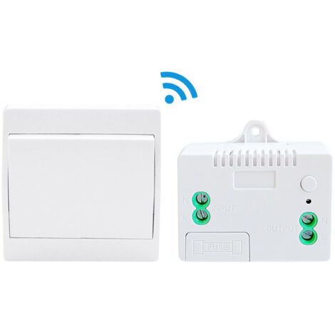 Kit interruttore e ricevitore luce wireless 110-220V, interruttore ...