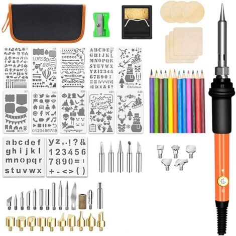 Kit per pirografia professionale da 60 W, strumento per pirografia ...