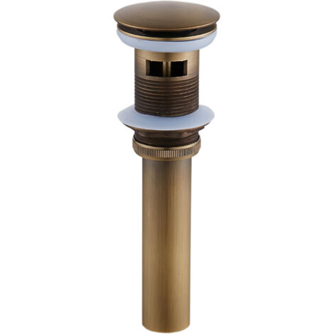 Scarico a ribalta per lavabo antico europeo in vetro, scarico per ...