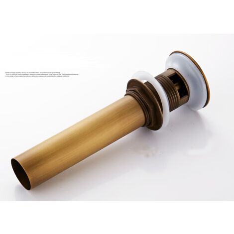 Scarico a ribalta per lavabo antico europeo in vetro, scarico per ...