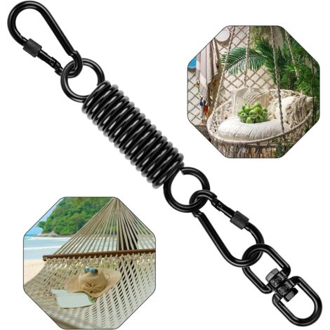 Mosquetones con resorte de suspensión, ganchos de techo con resorte de ...