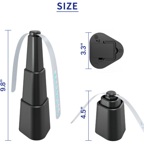 Pack de 2 repelentes de moscas Repelente de moscas Fly Whisker, abanico ...