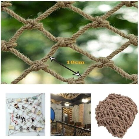 (tamaño: 1 x 1 m (3 x 3 pies))Red de cuerda resistente, red de cuerda ...