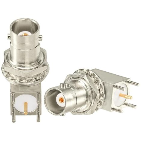 Conector BNC CSPARKV de 50 ohmios, conector hembra BNC para soldar, montaje en PCB, conector en ...