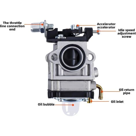 Reemplazo de carburador para cortasetos para desbrozadora multifunción CG430 520 40-5 44-5 ...