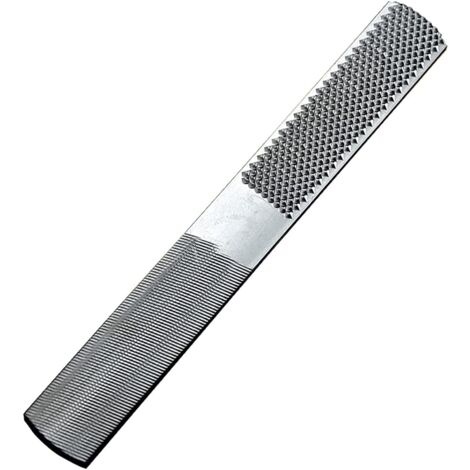 CSPARKV 4 en 1 Lima de acero plana para madera, lima de media caña ...