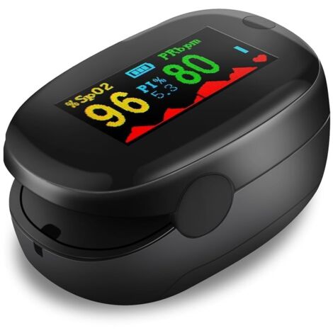 Professional Fingertip Oximeter, Pulse Oximeter, Fingertip Oxygen Saturation Monitor, Pulse ...