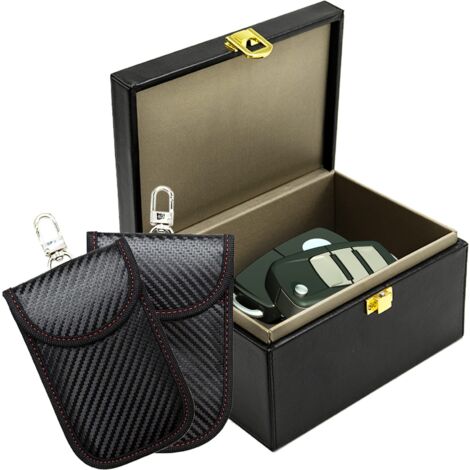 Anti RFID Car Key Set with RFID Case, RFID Signal Blocking Case ...
