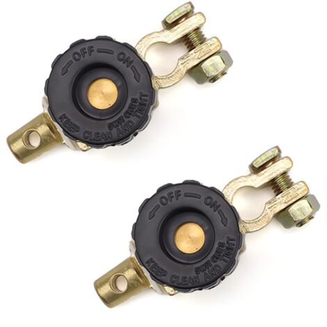 12v Battery Terminal, 2 Pieces 12v/24V Battery Circuit Breaker, Zinc ...
