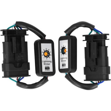 Pair LED Tail Lights Dynamic Turn Signal Adapter Indicator Module Kits ...
