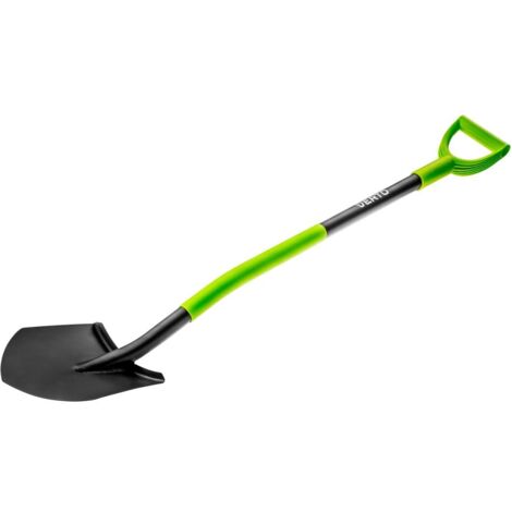 Bêche pointue VERTO 15G010 - Manche acier trempé - Poignée plastique ...