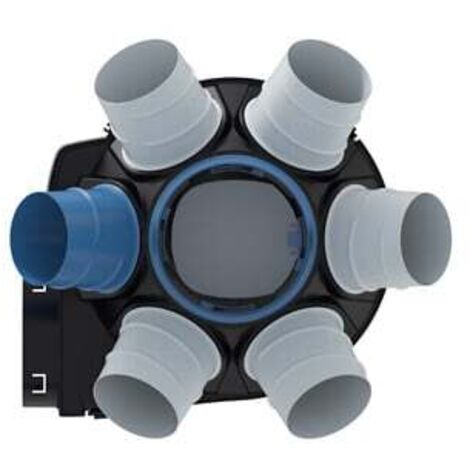 Sauter – VMC simple flux autoréglable grand logement – 3 piquages 80mm ...