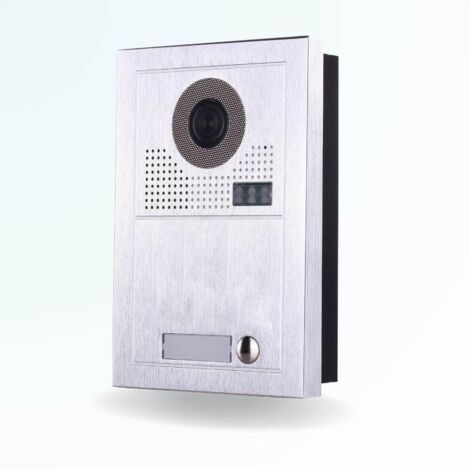 Portier interphone vidéo MODERN 2 Fils - 1 appartement - 1 écran noir