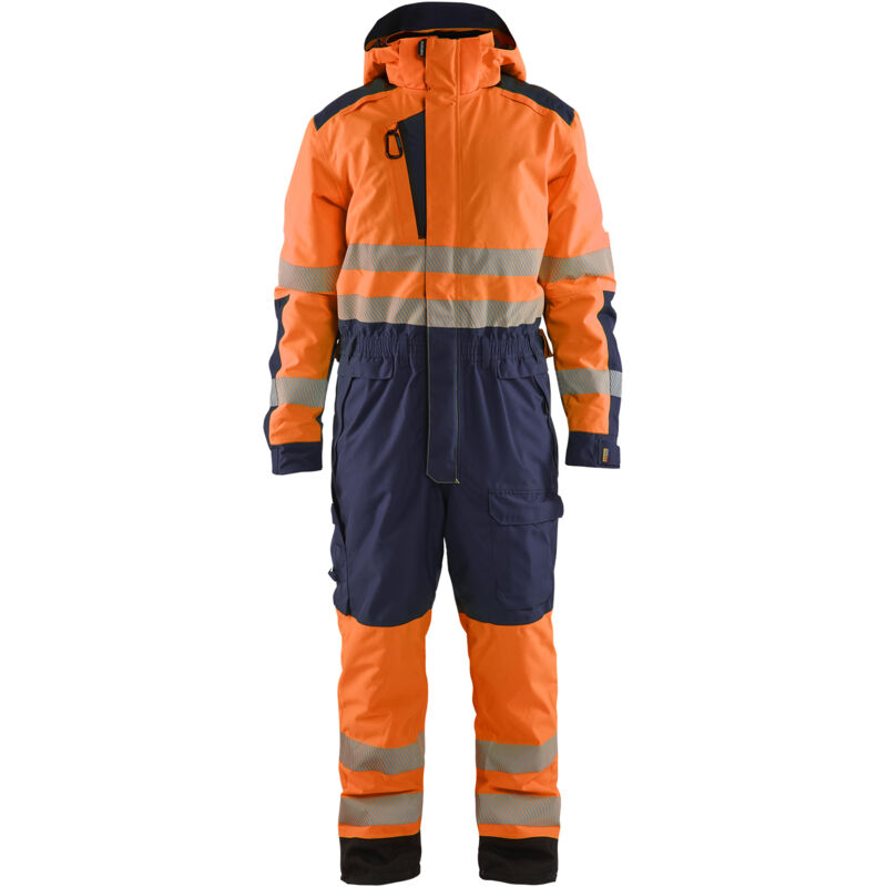 Arbeitsanzug Winter Hochsichtbarkeit 6725 - Orange/Navy LS