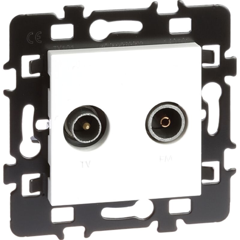 TV-FM-Steckdose + Abdeckung - ESPRIT