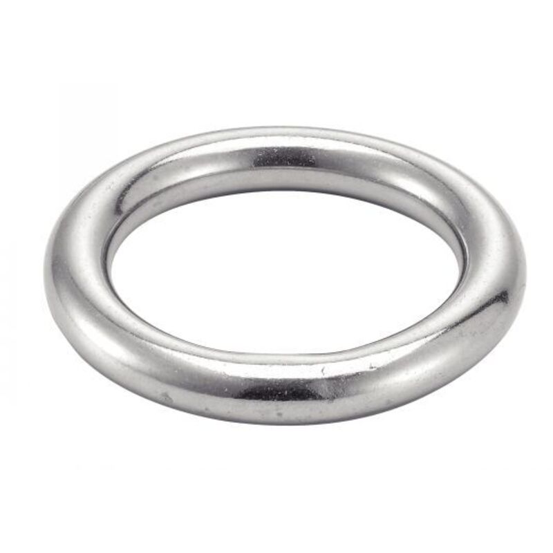 GeschweiÃŸter Ring - Edelstahl A4 6x35 mm - 10er Pack