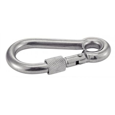 Augenschloss mit Sicherungsschraube – Edelstahl A4 8x80 mm – Packung ...