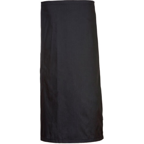 Schürze für Köche mit Tasche, Schwarz