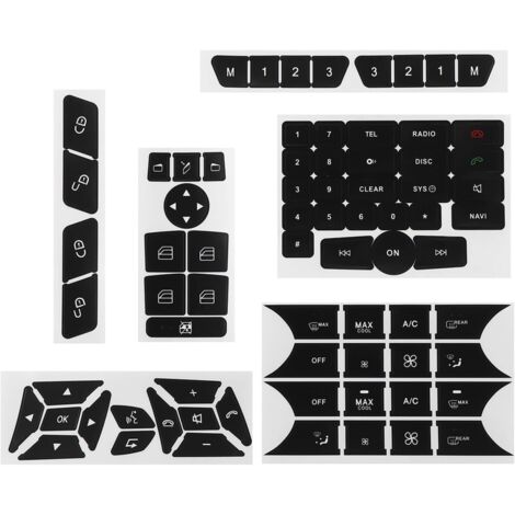 Sollbry Dashboard Button Repair Kit For Mercedes For Benz CLS C218 SLK ...
