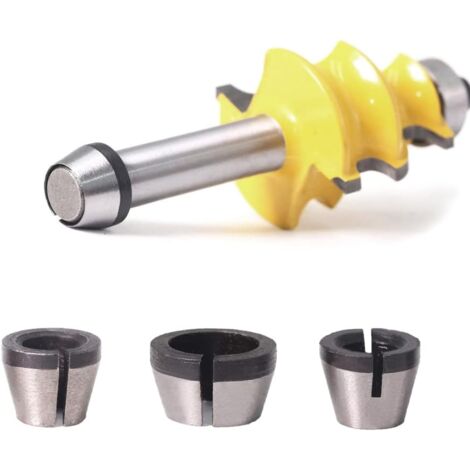 Sollbry 3Pcs Engraving Machine Collet Chuck Adapters Collet Chuck Head ...