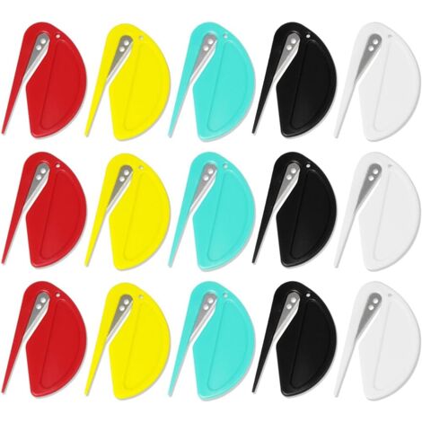 Sollbry 15 Piece Letter Opener & Parcel Opener Mini - Efficient Knife ...