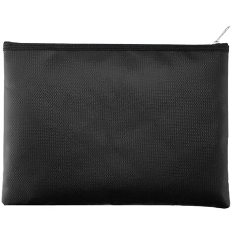 Sollbry 34 x 24.5 cm Notary Bag with Zipper, Portable and Secure Money ...