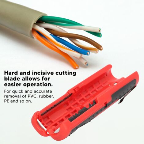 Sollbry Wire Stripper Trunk Line Electric Coaxial Cable Stripping ...