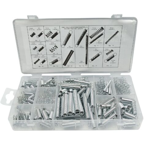 Sollbry Compression Spring and Extension Spring, Assortment Metal Steel ...