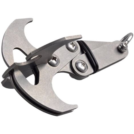Sollbry Grappling Hook,Gravity Grappling Hook,Climbing Hook,Stainless Steel Grappling Hook Multi ...