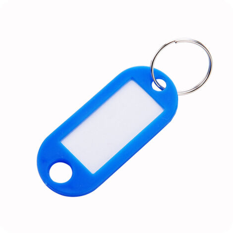 Sollbry 10pcs Plastic Key Tags Labels for Keys and ID, Name, Number ...