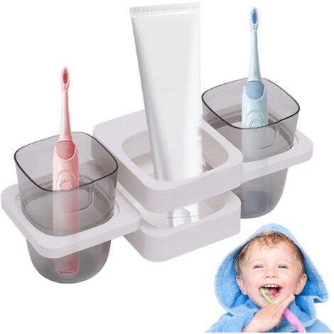 Sollbry Toothbrush Holder for Bathroom Wall Mounted Toothbrush Holder ...