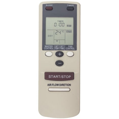 Sollbry Air Conditioner Remote Control for Fujitsu, Replacement Air ...