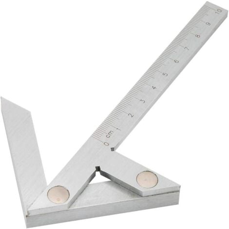 Sollbry Square Centering Ruler, Carbon Steel Centering Square Gauge ...