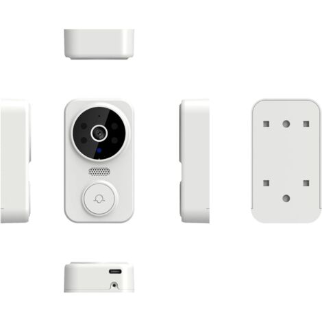 Sollbry Wireless WiFi Smart Video Doorbell with Camera Smart Security ...
