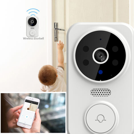 Sollbry Wireless WiFi Smart Video Doorbell with Camera Smart Security ...