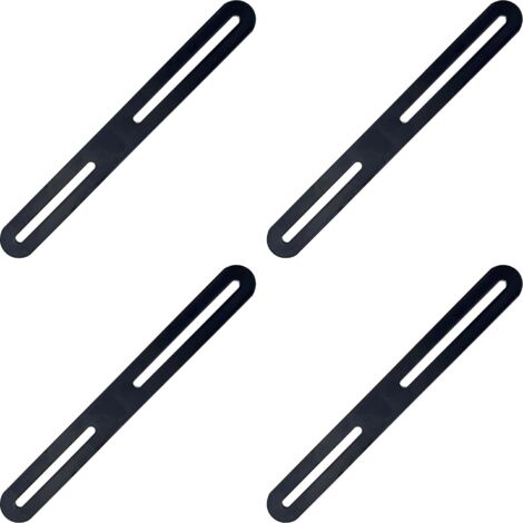 Sollbry Assembly Plates Brackets Flat Straight Fixing Brackets - 4pcs ...