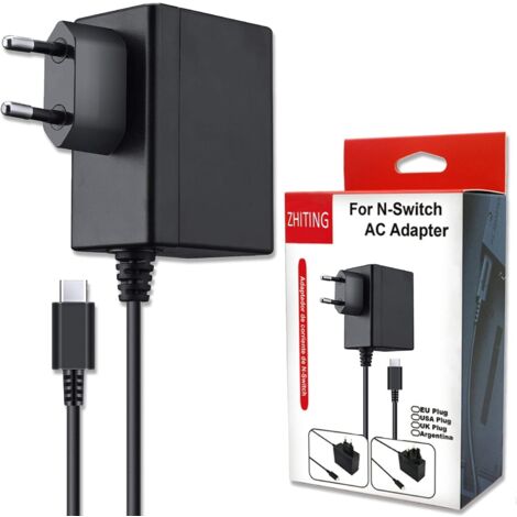 Sollbry Power Adapter for Nintendo/Switch OLED/Lite,Support TV Mode ...