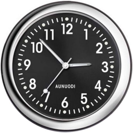 Sollbry Car Clock, Round Car Dashboard Quartz Analog Clock Sticker ...