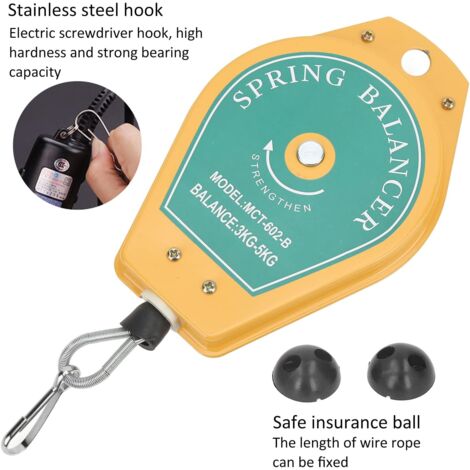 Sollbry Spring Balancer Tool Mounting Bracket, 3kg-5kg Retractable ...