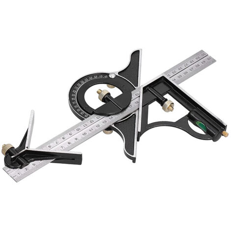 Sollbry 300mm Combination Square, Carpenter Squares, Stainless Steel ...