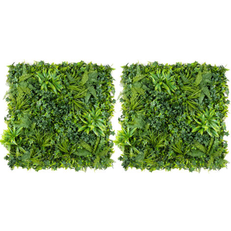 Artificial Evergreen Living Wall Panels - 2 Pack