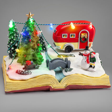 Light Up Musical Christmas Scene