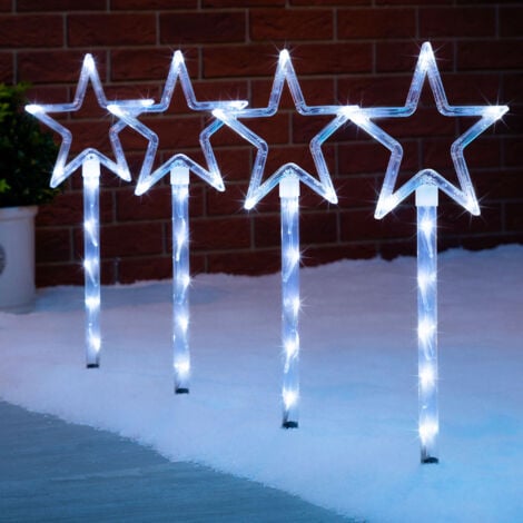 LED Star Path Lights (White)