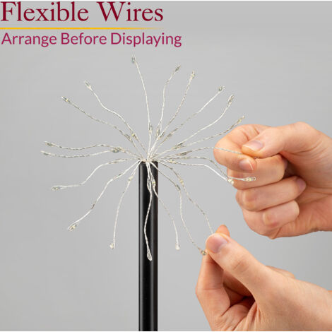 Christmas Starburst Pathway Lights - White