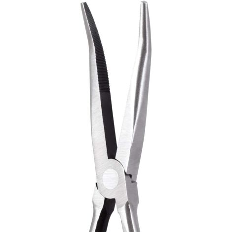 28 cm gebogene Spitzzange – 25 Grad – Spitzzange – Zange mit gezahnten ...