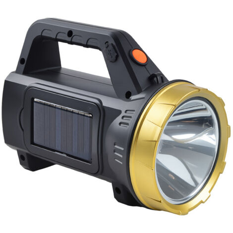 Linterna LED solar, linterna LED de emergencia portátil superbrillante ...