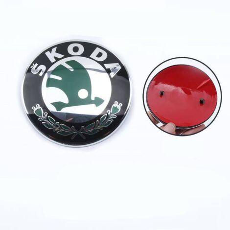 Skoda 3U0853621B MEL Insignia Emblema Logotipo Placa Solapa Delantera