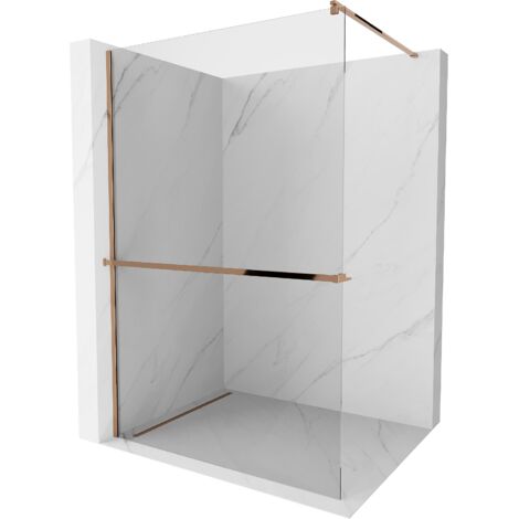 Mexen Kioto+ Duschwand mit Regal Walk-in 105 x 200 cm, transparent ...